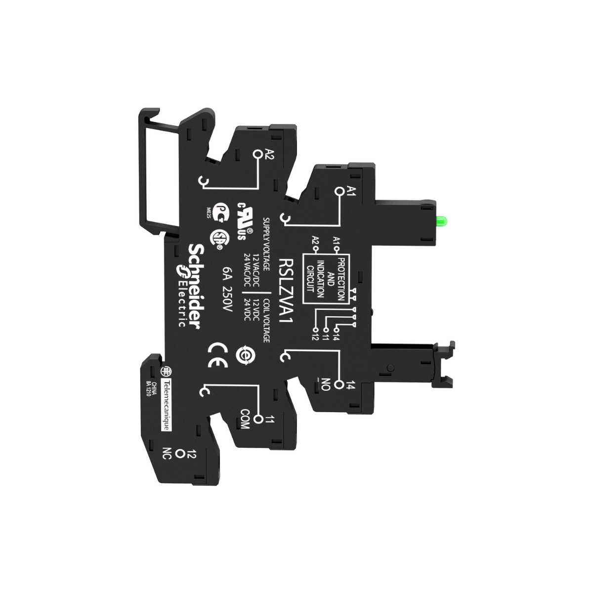 Base para Relé RSL Interface Slim 12-24V/CC Conexão Parafuso RSLZVA1 ...