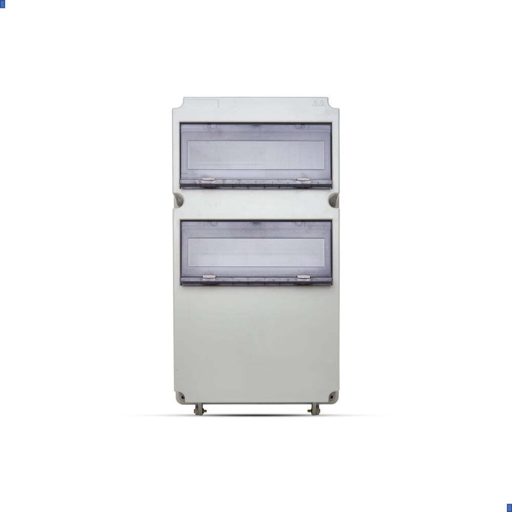 Caixa Pass Shock Box Shock Box P/24 Disj Din Steck S1824Gm - Steck