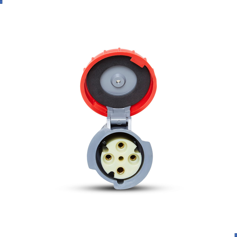 Acoplamento Brasikon 3P+T 63A 380/440V 6H Vm Ip67 Steck S4556 - Steck